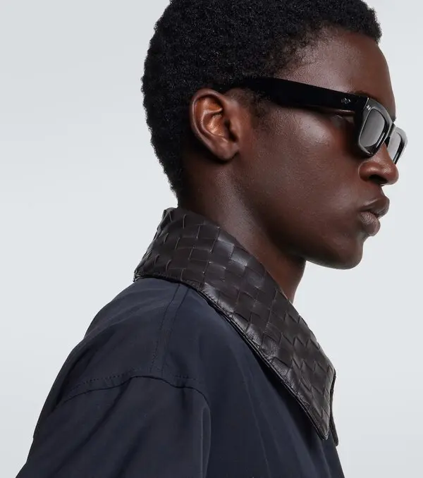Bottega Veneta Dizzy Rectangle Sunglasses