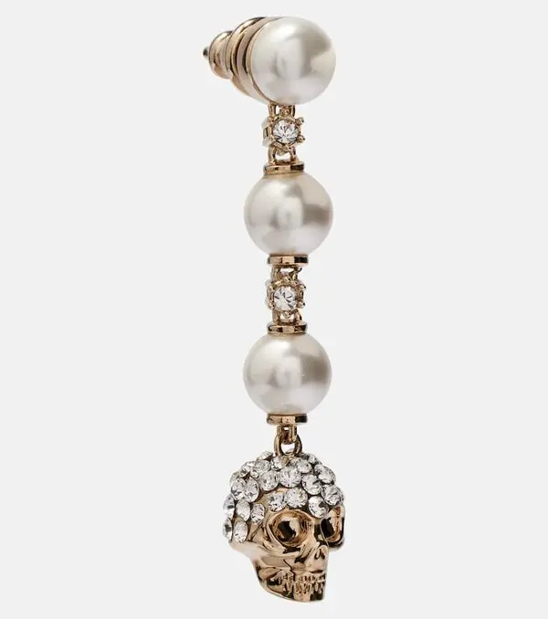 Alexander McQueen Crystal-embellished Drop Earrings
