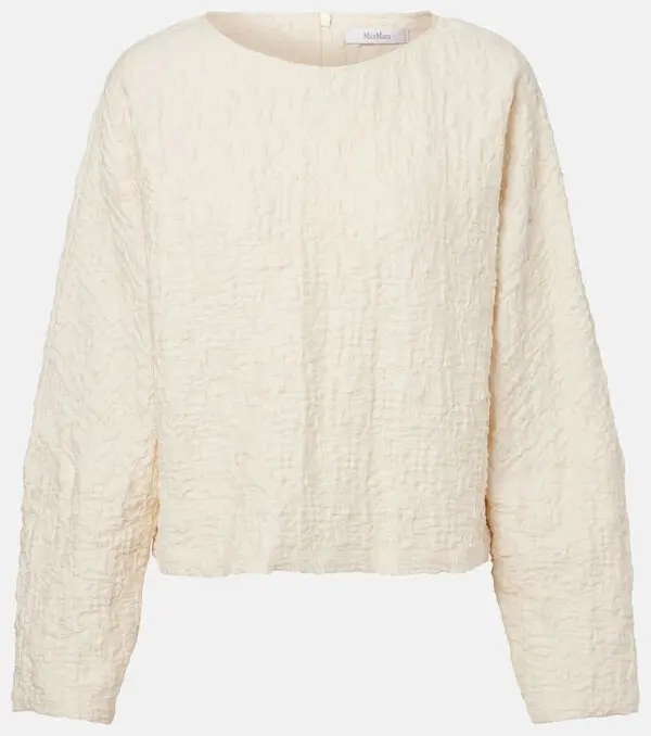 Max Mara Cotton-blend Jersey Top