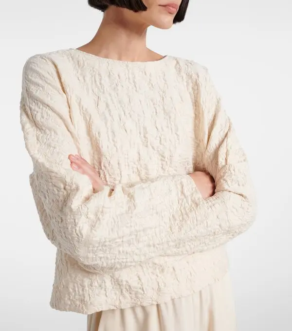 Max Mara Cotton-blend Jersey Top