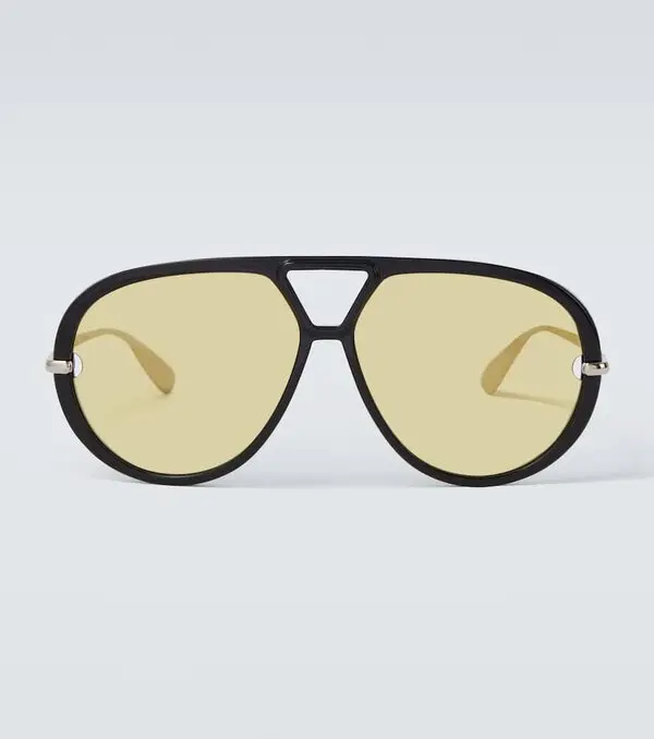 Bottega Veneta Aviator Sunglasses - Black