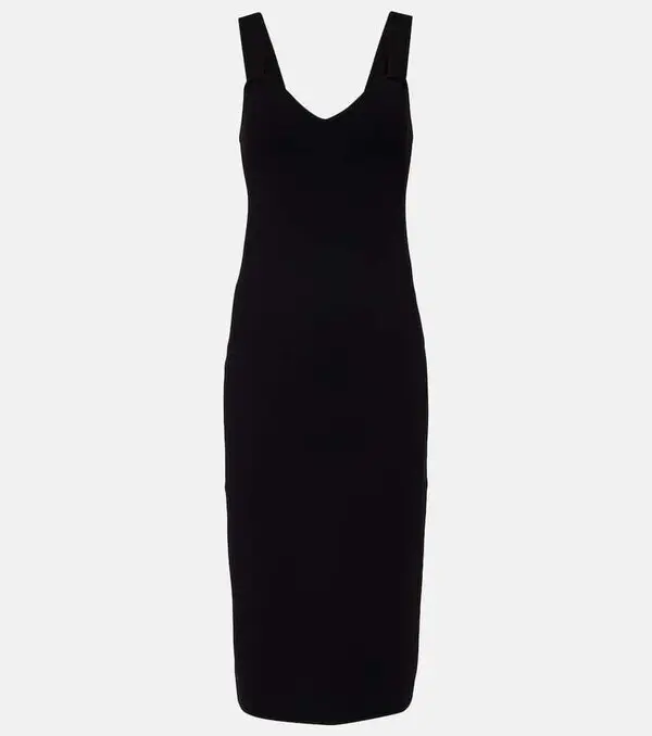 Max Mara Teak Knitted Midi Dress