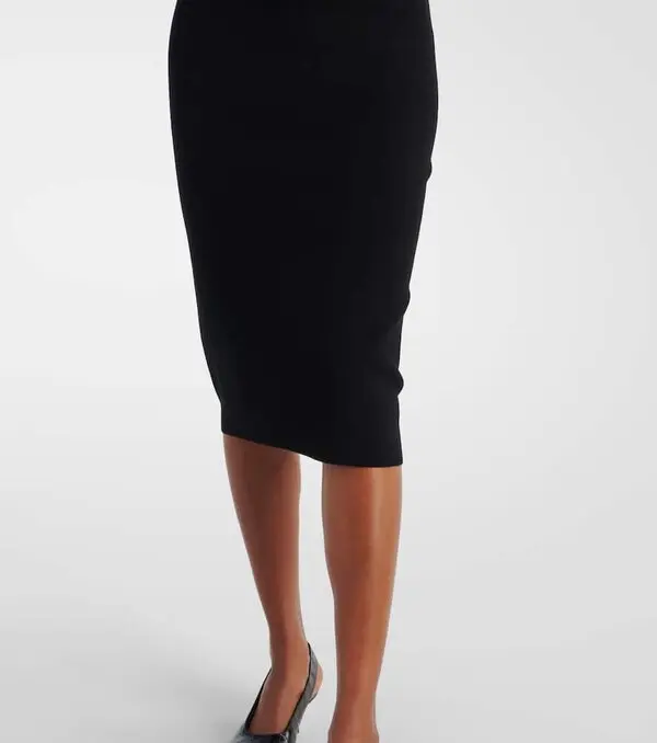 Max Mara Teak Knitted Midi Dress