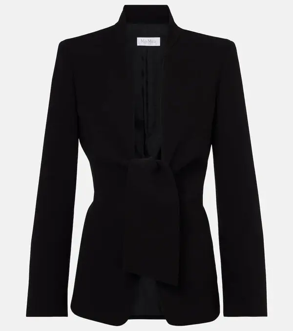 Max Mara Ghiotto Cady Blazer - Black