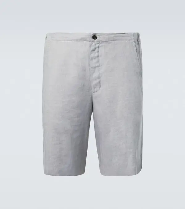 Loro Piana Nolan Linen Bermuda Shorts