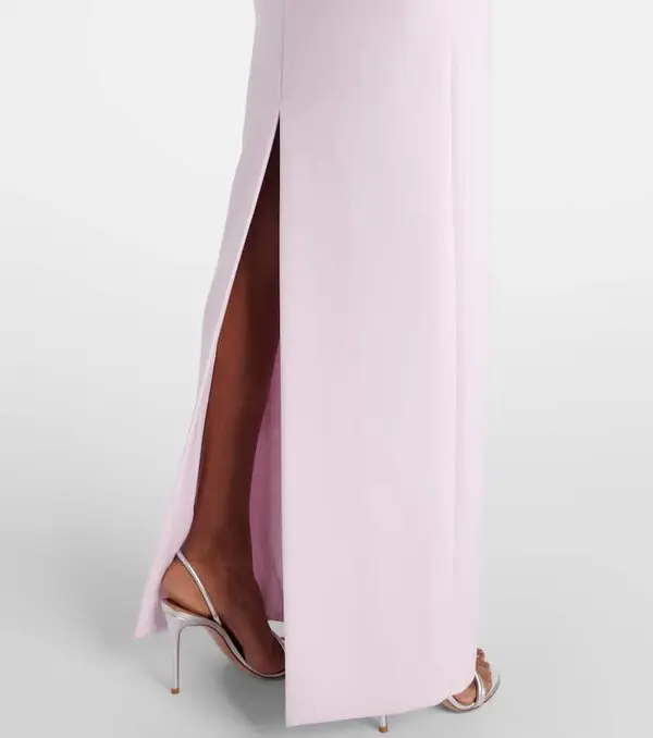 Roland Mouret Floral-applique Gathered Gown