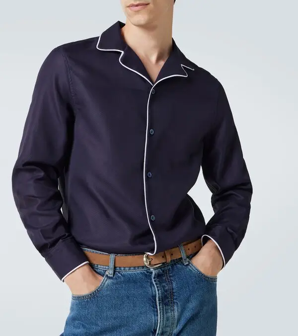 Brunello Cucinelli Cotton Pajama Shirt