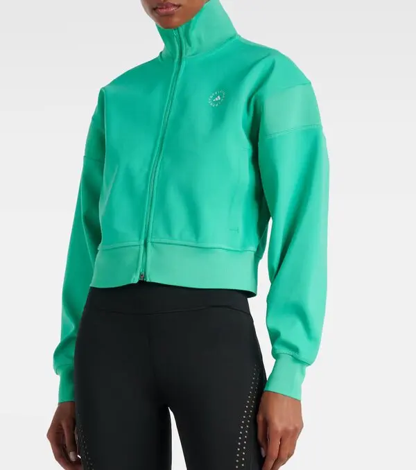 Adidas By Stella McCartney Logo Cropped Jacket