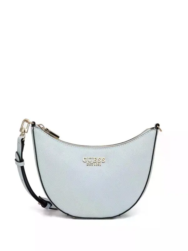 Guess Logo-lettering Shoulder Bag - Blue