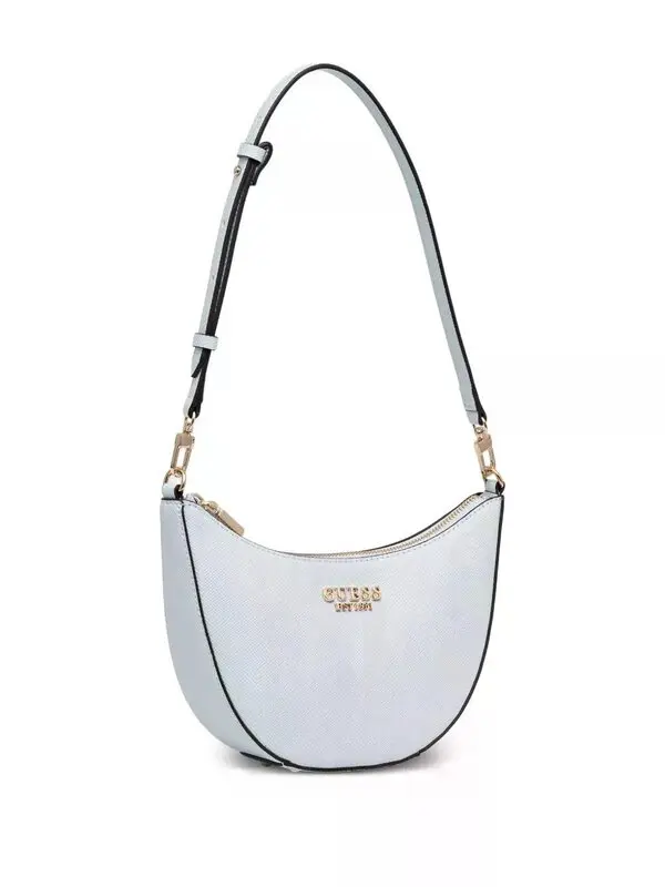 Guess Logo-lettering Shoulder Bag - Blue
