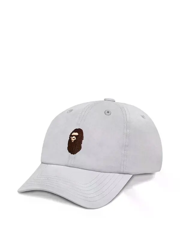 A BATHING APE® Embroidered Face Baseball Cap - Grey