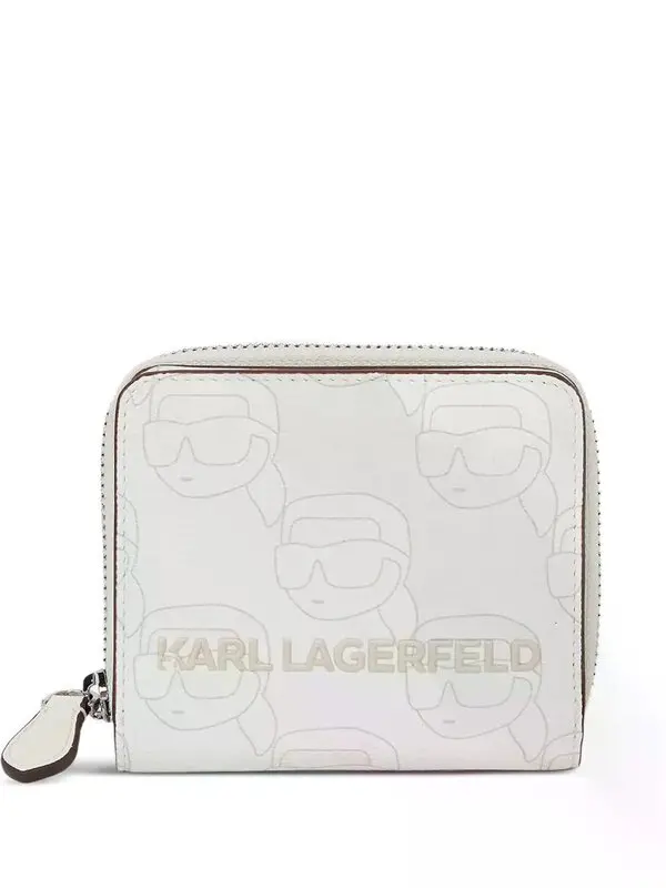 Karl Lagerfeld Logo-print Wallet - White