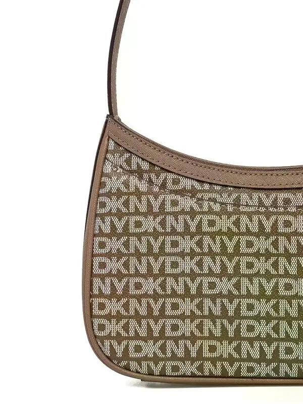 Dkny Monogram Canvas Shoulder Bag