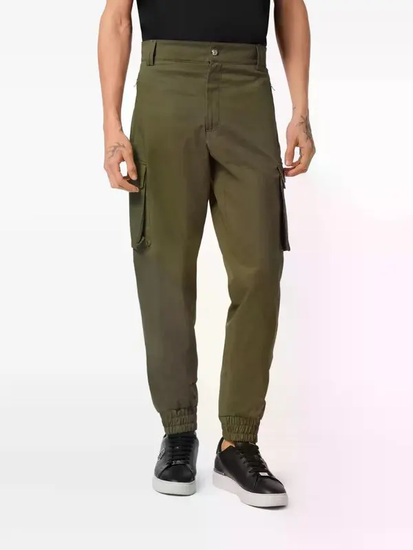 Philipp Plein Basic Cargo Joggers - Green
