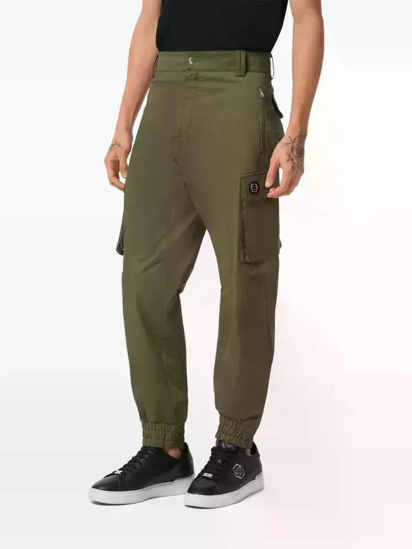Philipp Plein Basic Cargo Joggers - Green