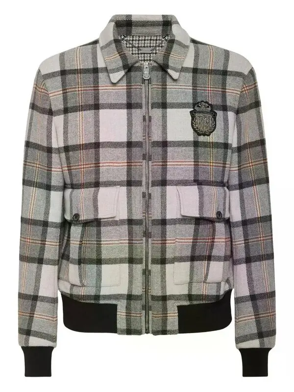 BILLIONAIRE Check-pattern Jacket