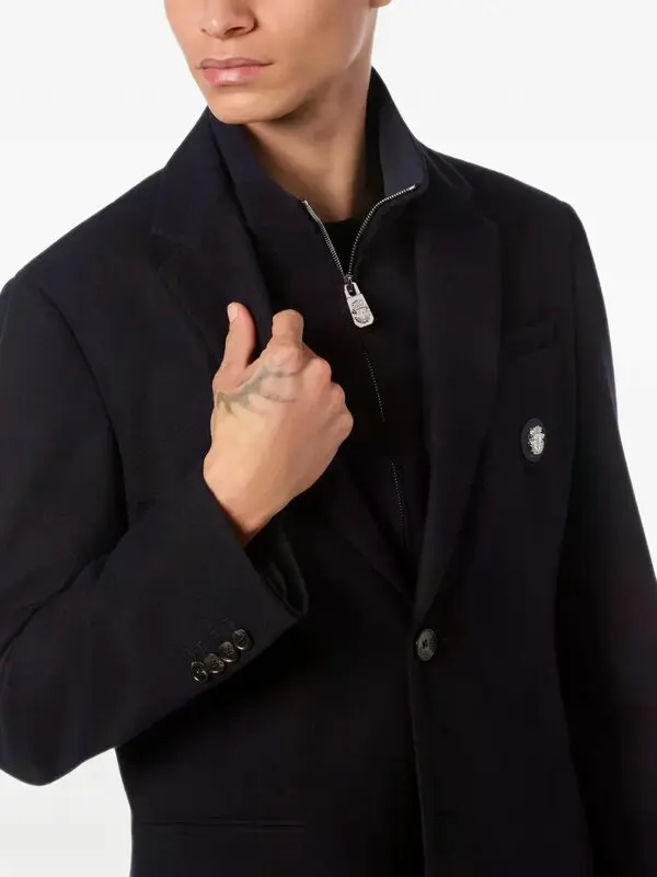 BILLIONAIRE Logo-patch Blazer