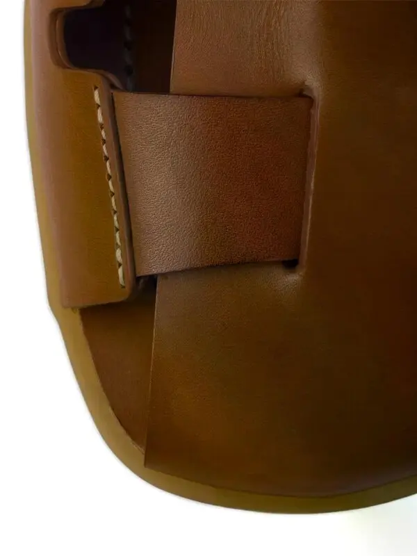 Prada Leather Fisherman Sandals