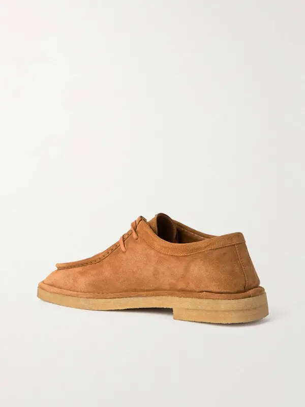 Bottega Veneta Intrecciato Leather-trimmed Suede Loafers