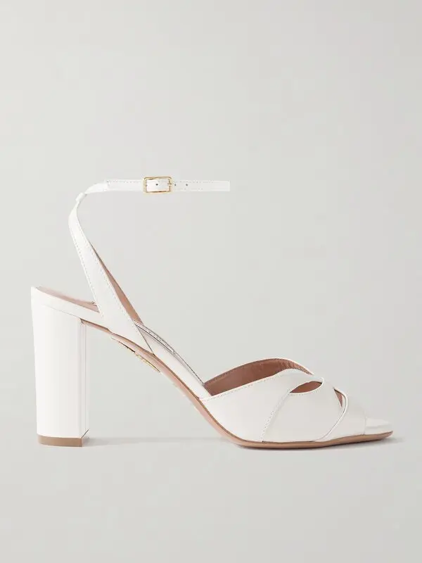 AQUAZZURA Moves 85 Leather Sandals