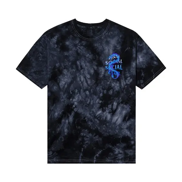 ANTI SOCIAL SOCIAL CLUB Summer In The Mink 2 Tee 'tie Dye - Black