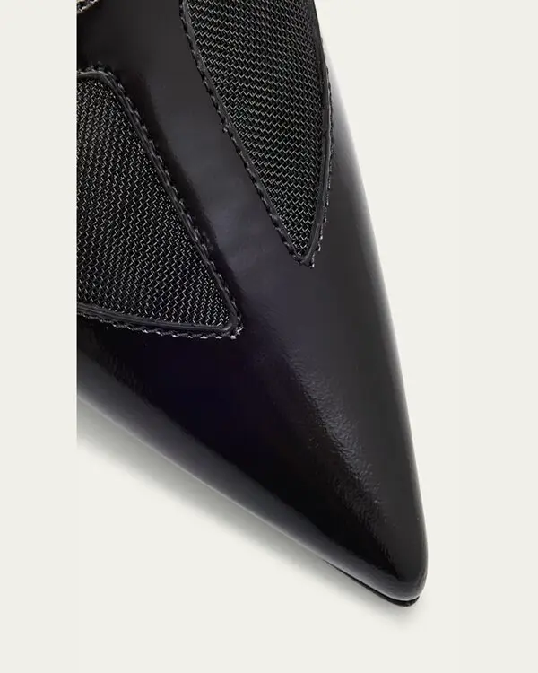 JIMMY CHOO Love 85 Spazzolato Mesh Pumps