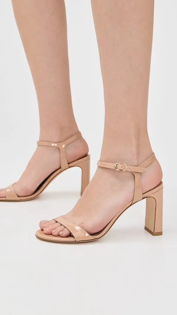 STUART WEITZMAN Babette 85mm Sandals - Adobe