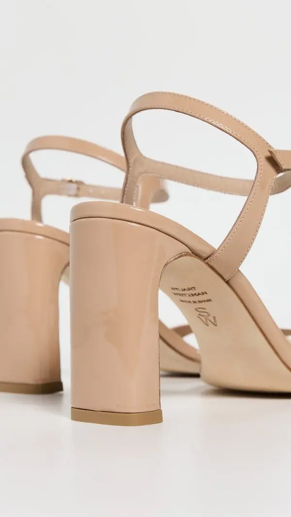 STUART WEITZMAN Babette 85mm Sandals - Adobe