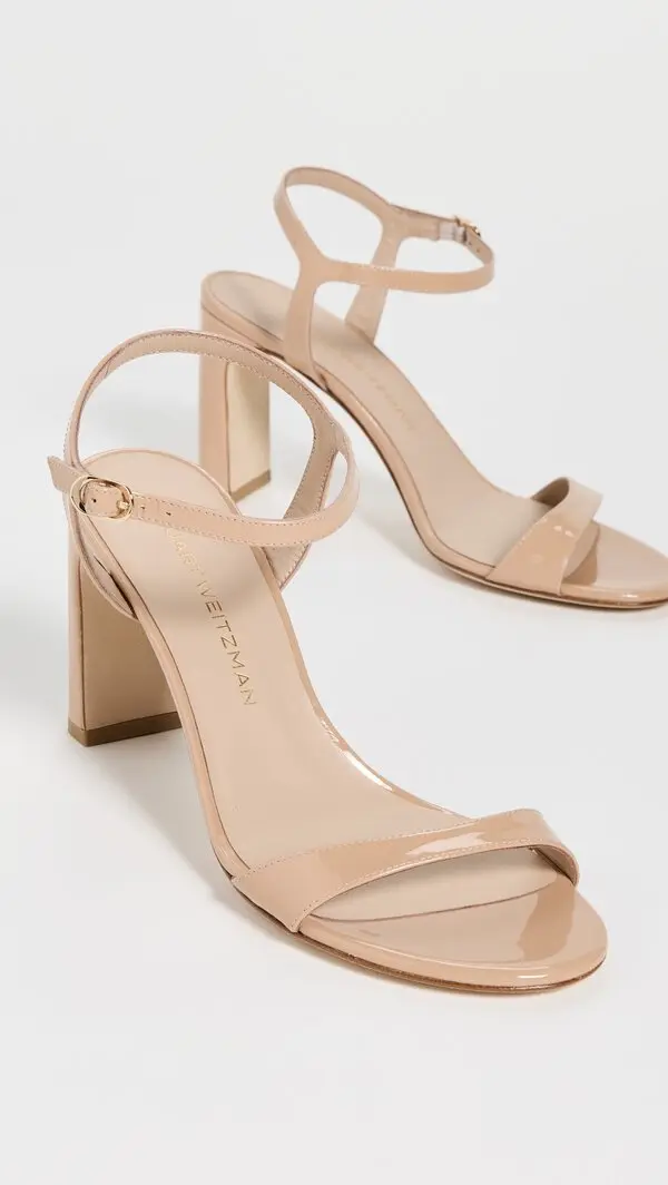 STUART WEITZMAN Babette 85mm Sandals - Adobe