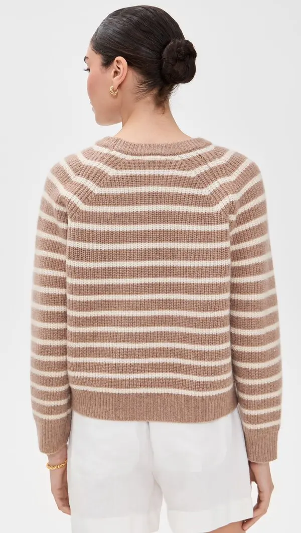 MAREA Striped Wool Crewneck Sweater