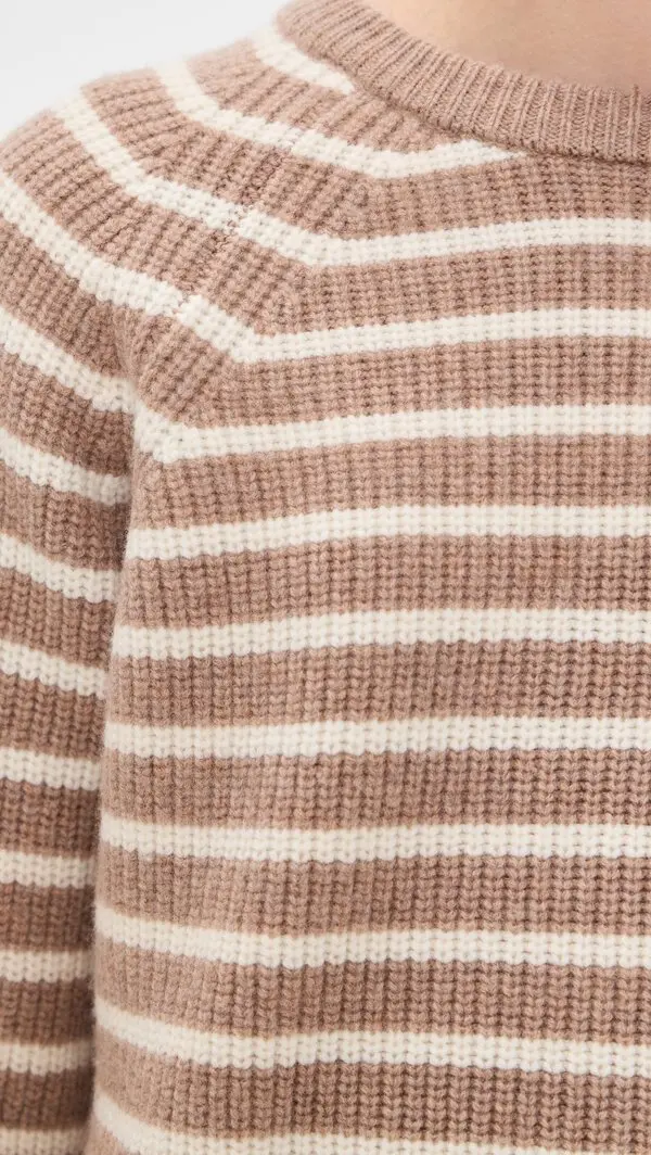 MAREA Striped Wool Crewneck Sweater
