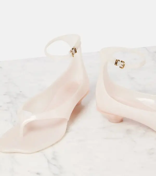 Chloé Jelly Thong Sandals - Pink