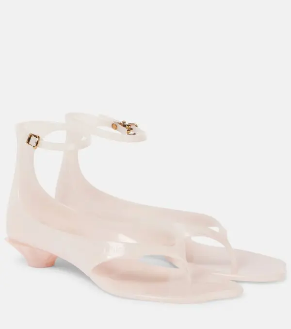 Chloé Jelly Thong Sandals - Pink