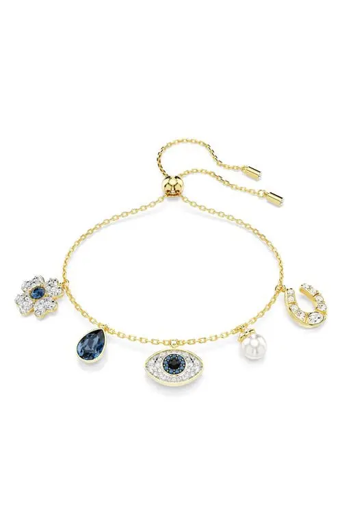 SWAROVSKI Symbolica Charm Bracelet - Blue Multi