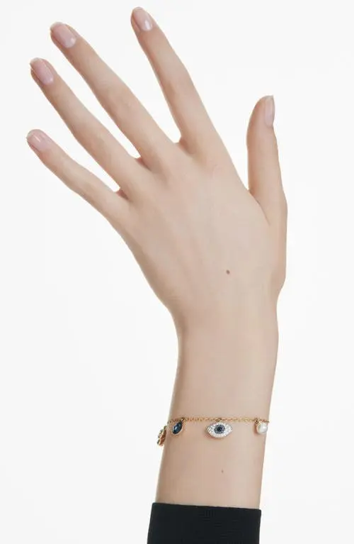 SWAROVSKI Symbolica Charm Bracelet - Blue Multi