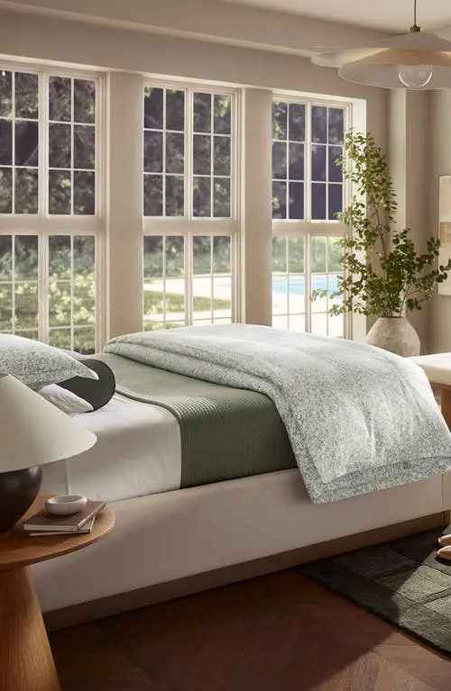 BOLL & BRANCH Signature Texture Stitch Organic Cotton Sham