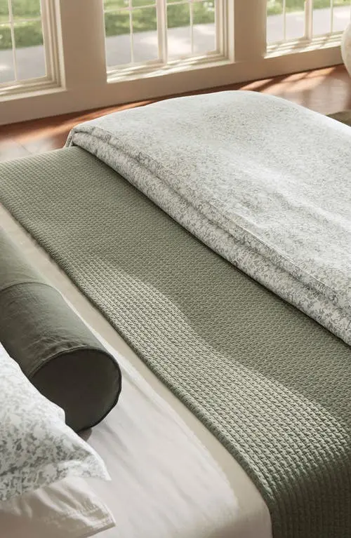 BOLL & BRANCH Signature Texture Stitch Organic Cotton Sham
