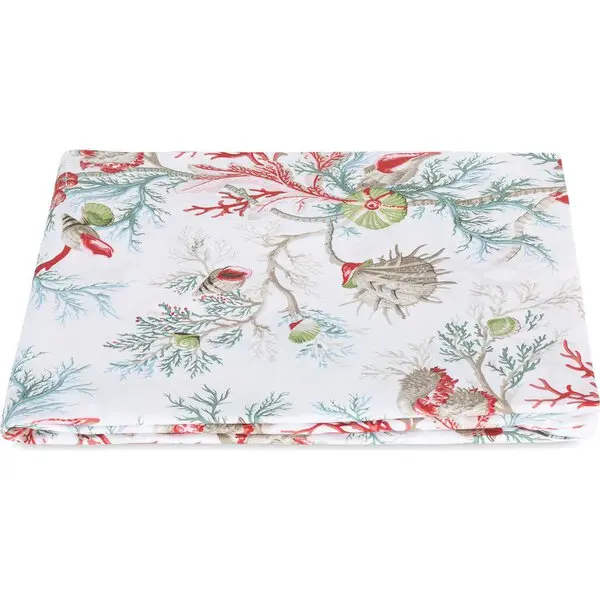 MATOUK Del Tesoro Fitted Sheet - Coral
