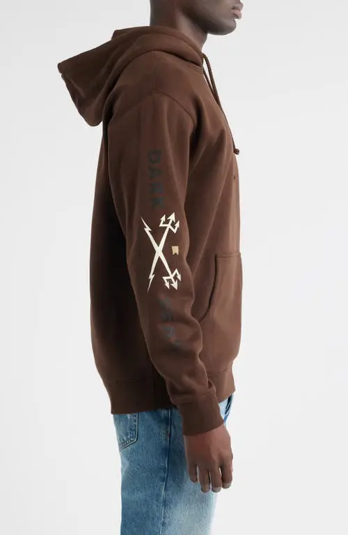 DARK SEAS Headmaster Iii Fleece Pullover Hoodie - Brown