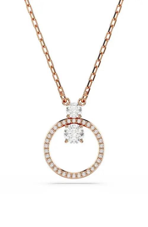 SWAROVSKI Constella Pendant Necklace - Rose Gold