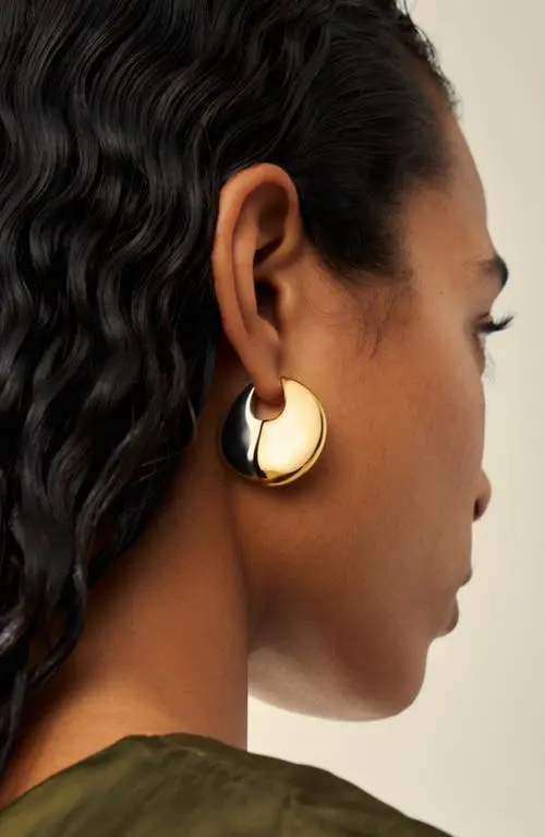 MISSOMA Sculptural Pebble Large Hoop Earrings