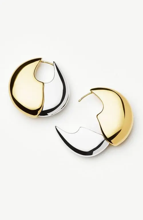 MISSOMA Sculptural Pebble Large Hoop Earrings