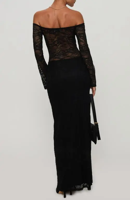 Princess Polly Lace Off-the-shoulder Top
