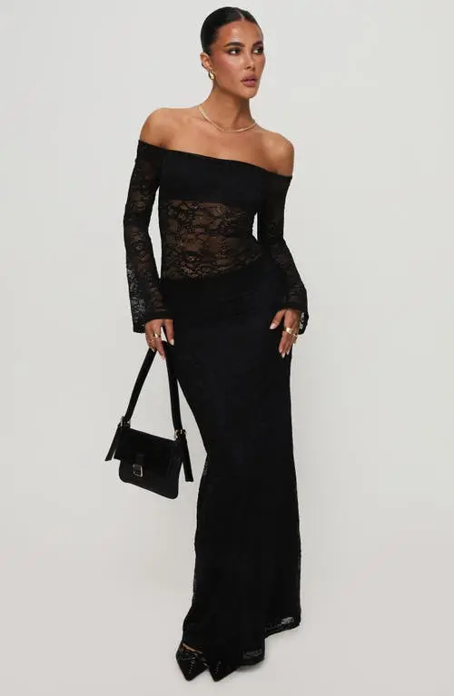 Princess Polly Lace Off-the-shoulder Top