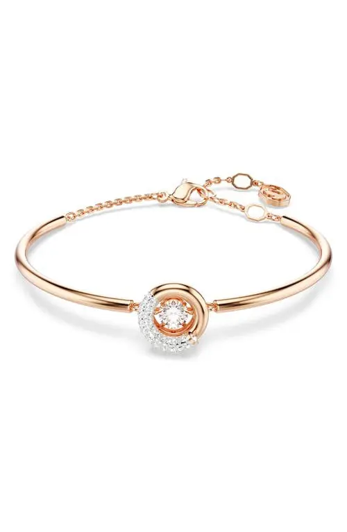 SWAROVSKI Dextera Dancing Crystal Charm Bracelet - Rose Gold
