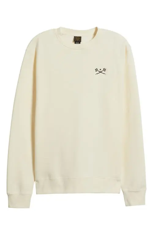 DARK SEAS Go-to Ii Fleece Sweatshirt - Bone