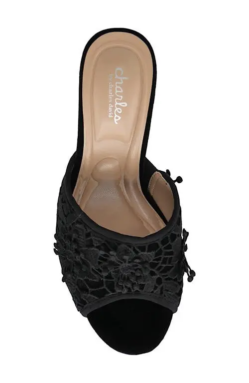 Charles By Charles David Klue Lace Mule Sandal