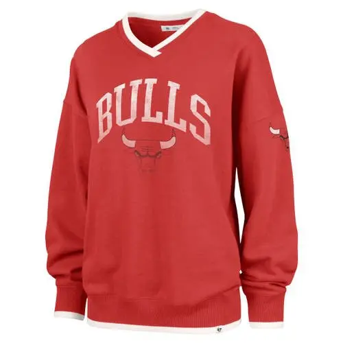 '47 Chicago Bulls Rise Wax Pack Daze '80s Oversize Pullover Sweatshirt
