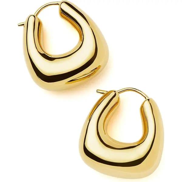 MISSOMA Sculptural Small Hoop Earrings - Gold