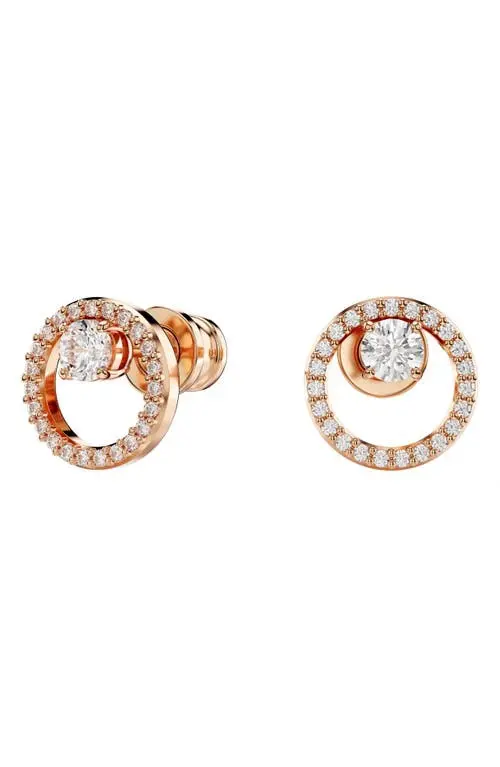 SWAROVSKI Constella Drop Earrings - Rose Gold